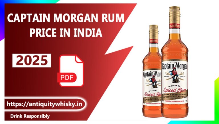 Captain Morgan Rum Price in India 2025 – City Wise List
